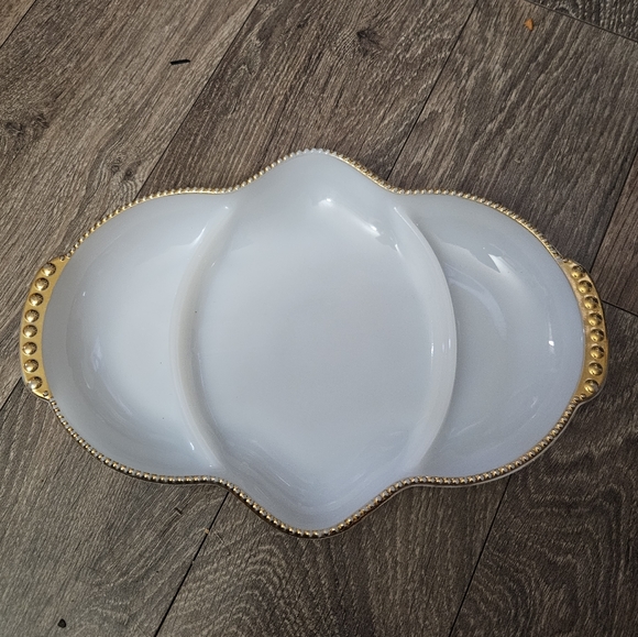 Fire King | Dining | Vintage Divided Glass Plate | Poshmark